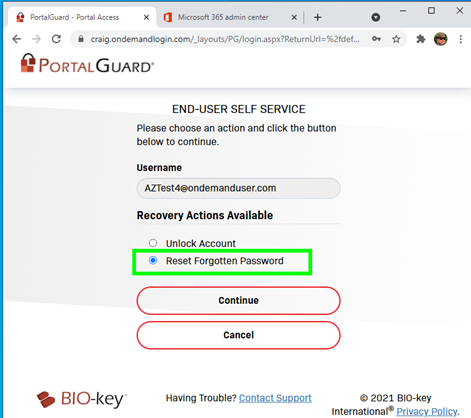 How it works: PortalGuard Self-Service Password Reset